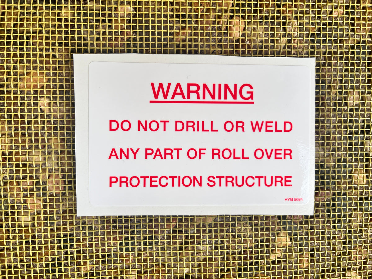 Land Rover Perentie Rollover Protection Decal – Remote Country 4X4